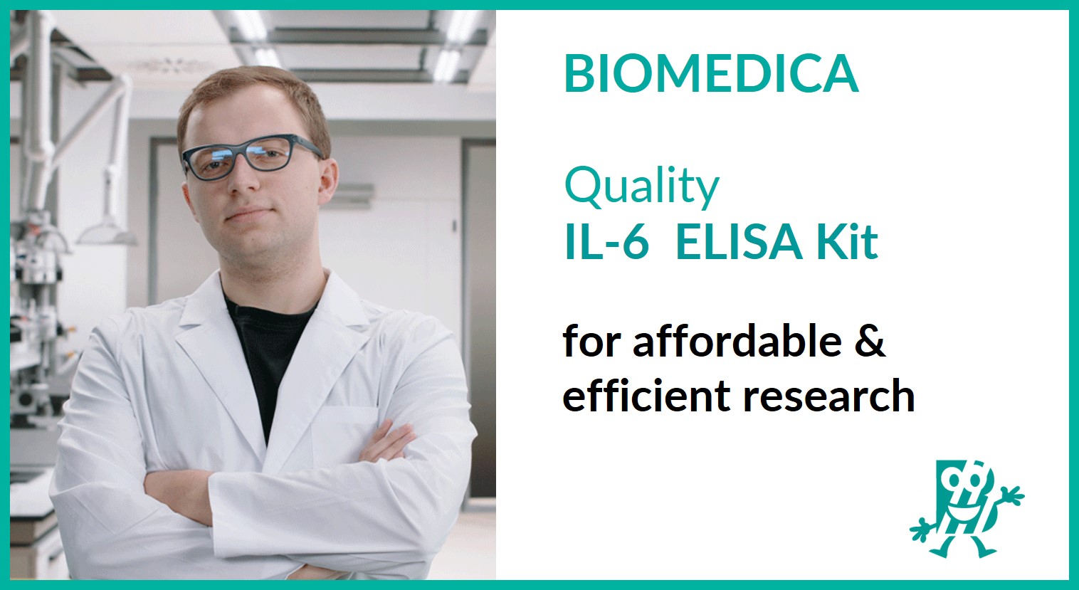 Human Interleukin-6 ELISA Assay Kit - high sensitivity | Biomedica