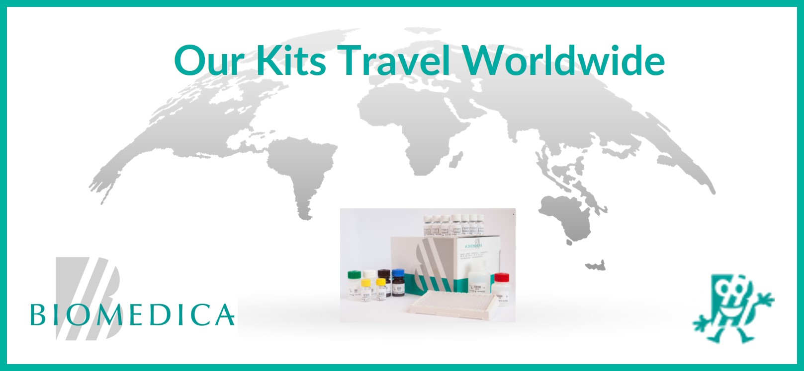 Our ELISA Kits Travel Worldwide | Biomedica
